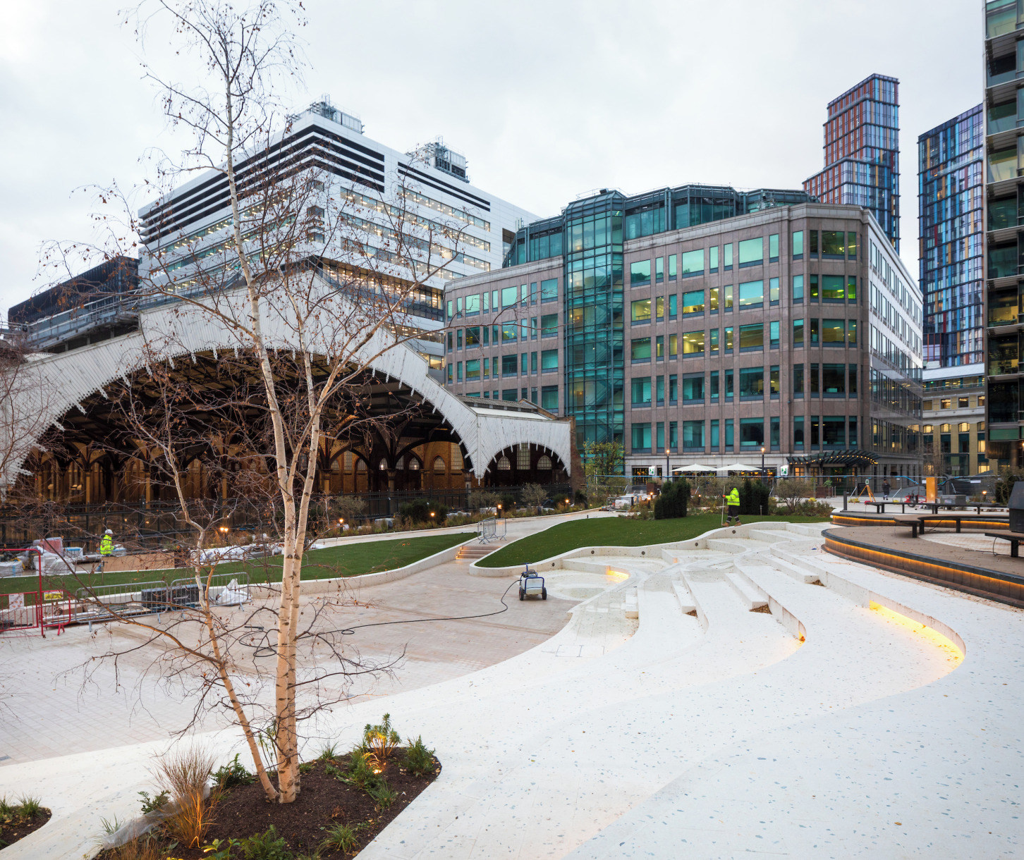 Londra, British Land apre il parco denominato Exchange Square nel ...
